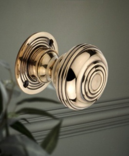 Bloxwich Door Knobs - Brass